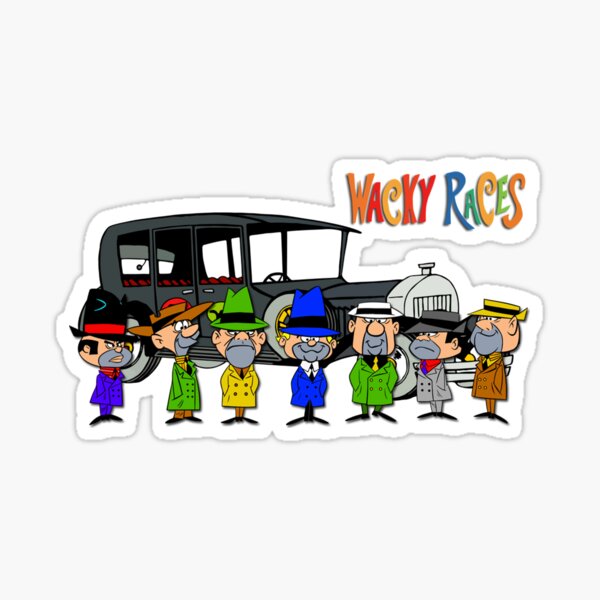 Wacky Races Stickers | Redbubble