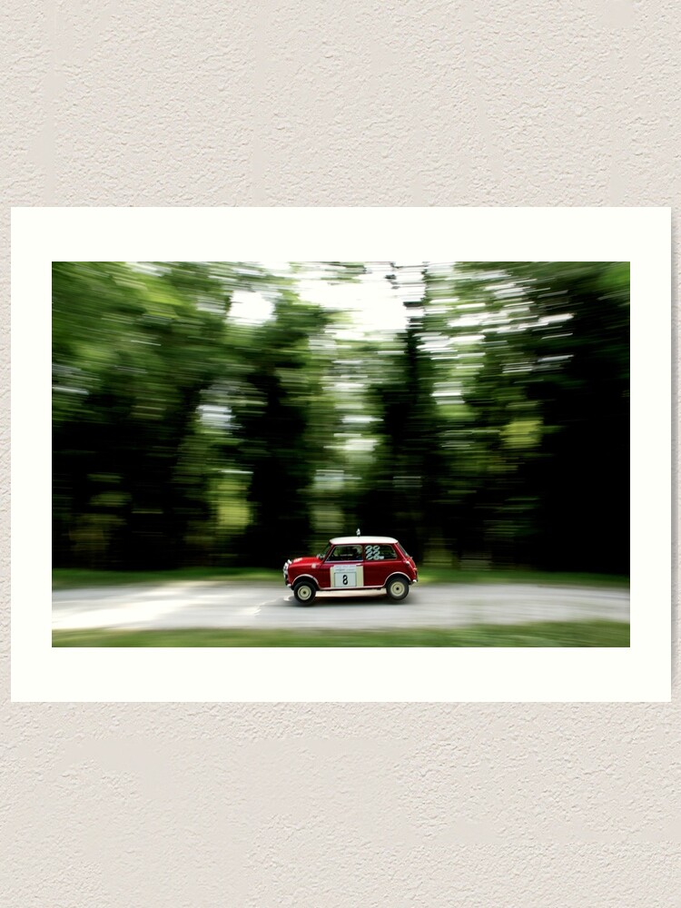"Mini Cooper S Print - Classic Rally Car " Art Print by pistonphoto ...