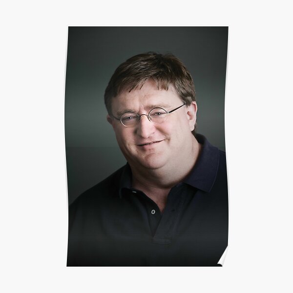 Gabe Newell Posters | Redbubble