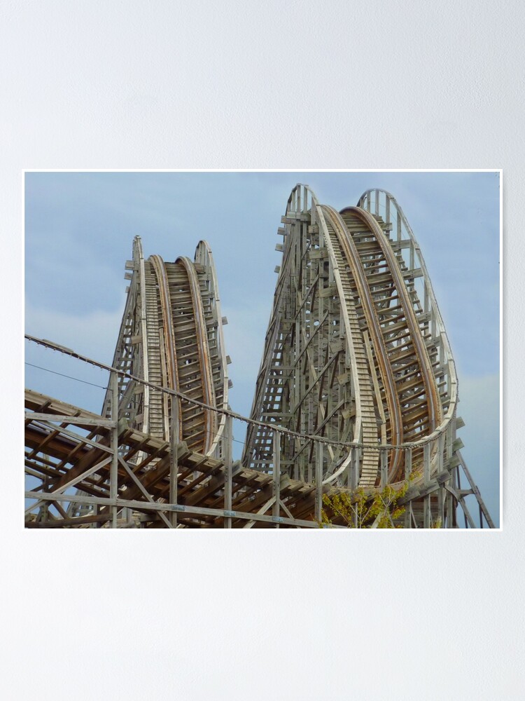 "Rollercoaster " Poster for Sale by clizzio | Redbubble