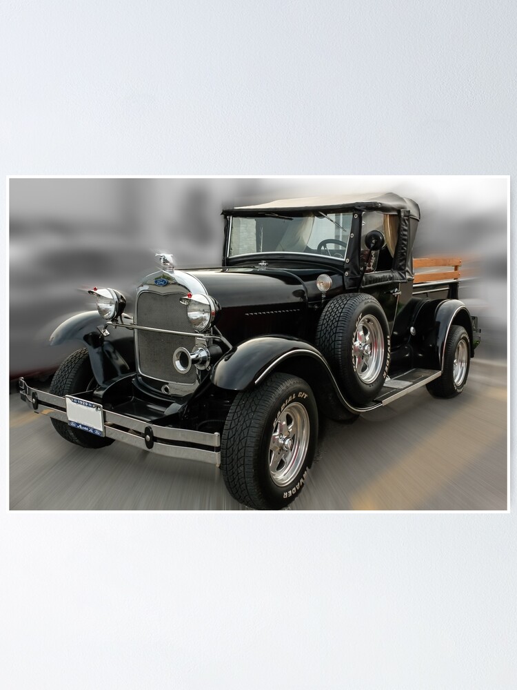 "1929 Model A Ford Truck" Poster by RobertAlsop | Redbubble