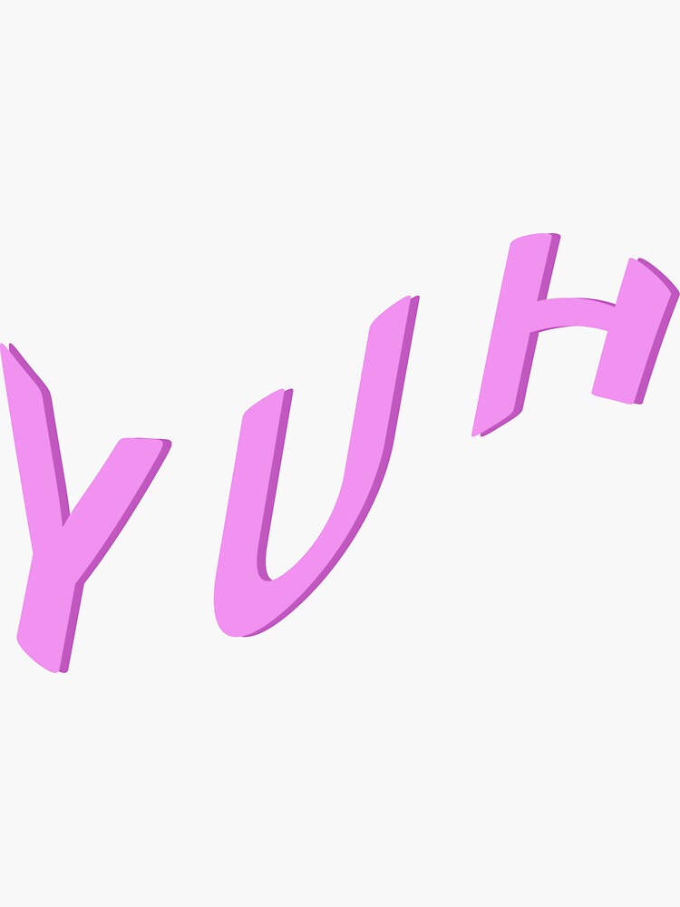 "yuh (chase atlantic)" Sticker by royaleorder | Redbubble