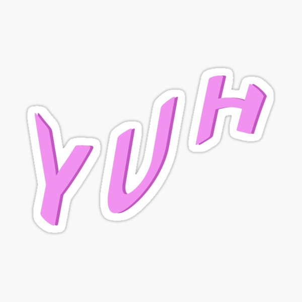"yuh (chase atlantic)" Sticker by royaleorder | Redbubble