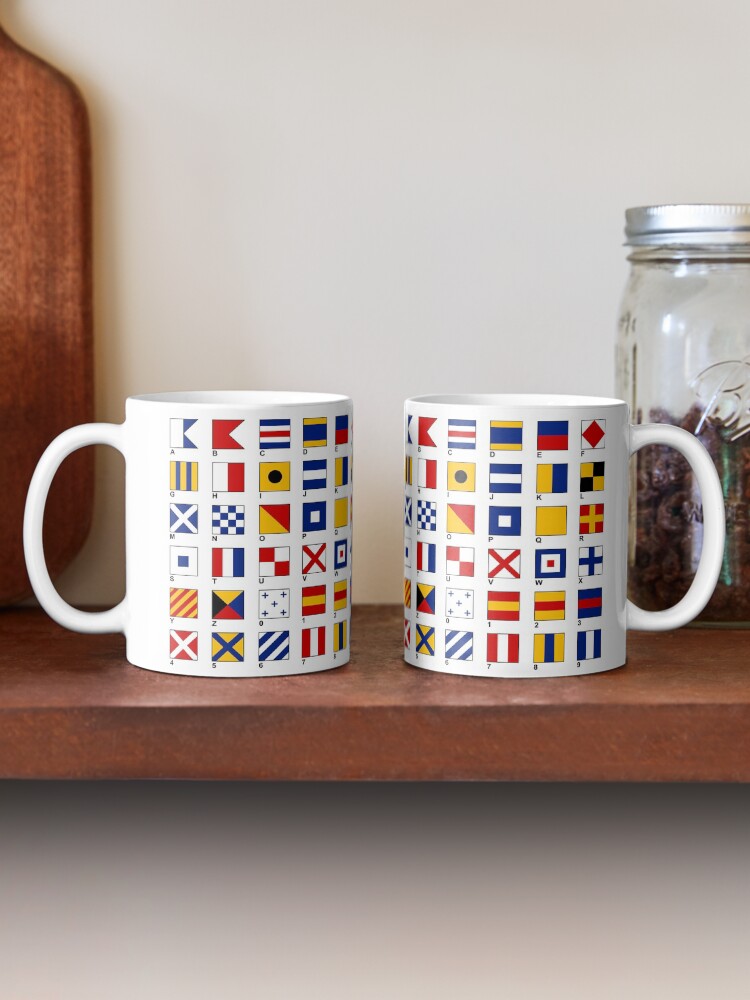 "Nautical Flags" Coffee Mug for Sale by tandre | Redbubble