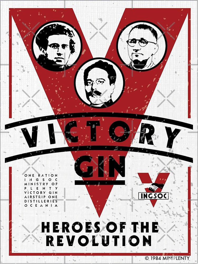 "INGSOC Victory Gin" Poster for Sale by KTmS | Redbubble