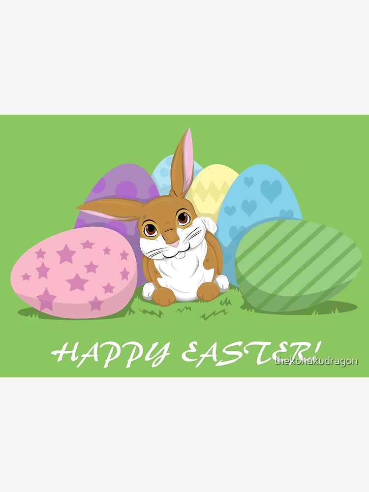 "Easter Bunny" Poster for Sale by thekohakudragon | Redbubble