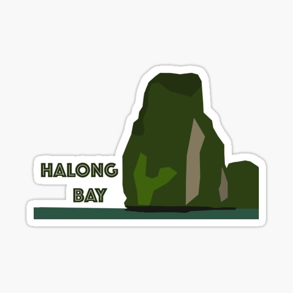 "Halong Bay, Vietnam" Sticker by warrenbisch | Redbubble