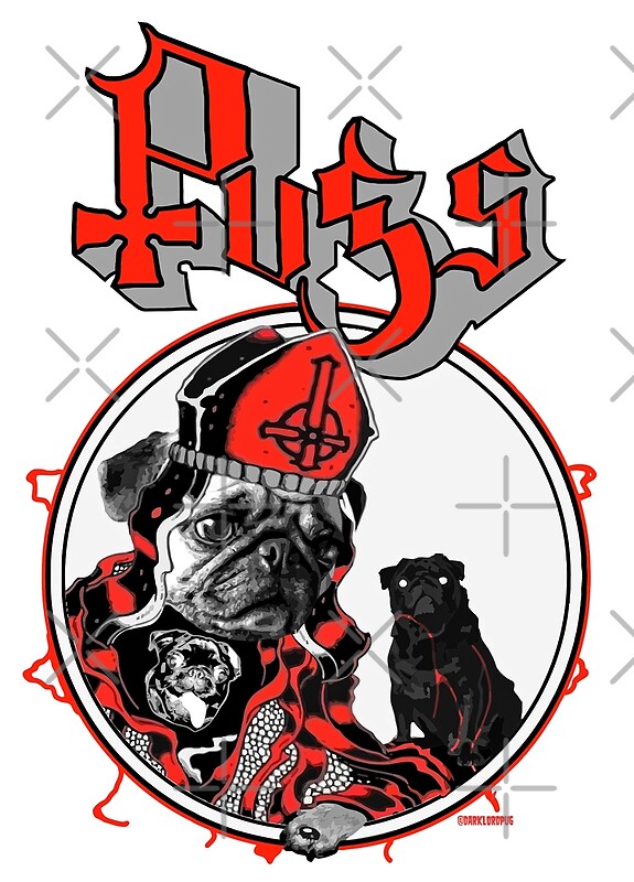 "Possession Pope Pug" by darklordpug | Redbubble