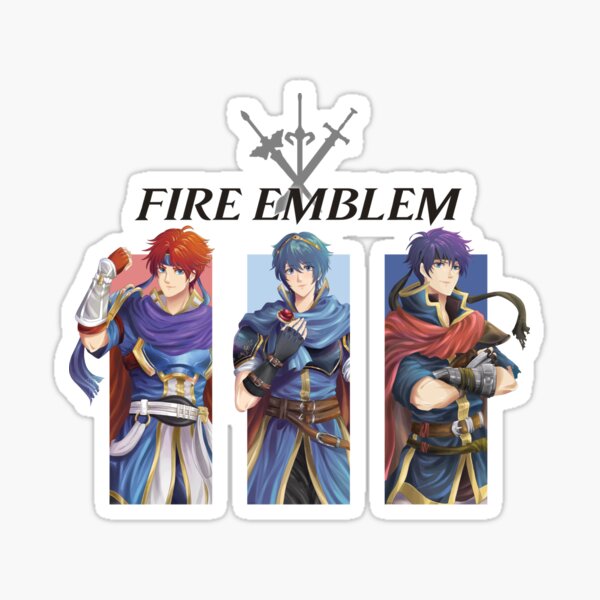 "Super Smash Bros. - Roy, Marth, and Ike" Sticker for Sale by ...