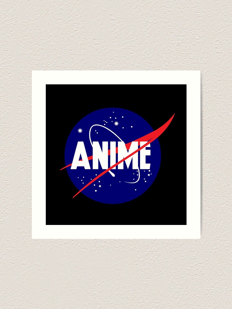 "Nasa Anime Logo Star" Art Print by Migi-Desu | Redbubble