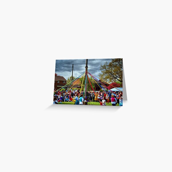 "Mayday Maypole Dance" Greeting Card for Sale by Clive | Redbubble