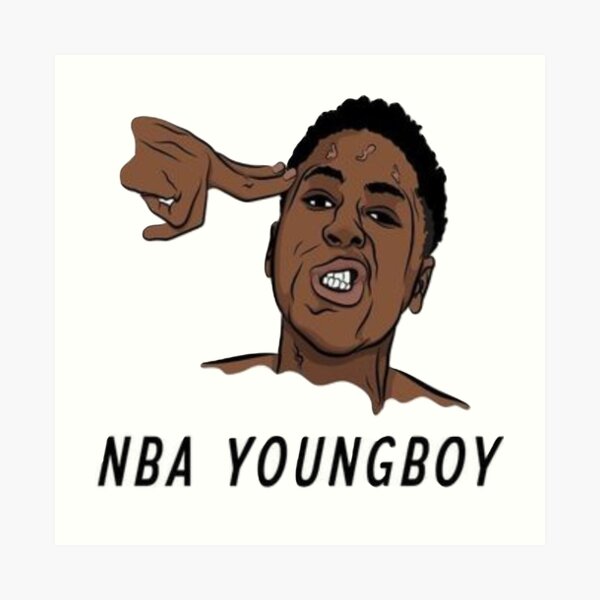 "Youngboy Never Broke Again" Art Print by 19Remingtonk | Redbubble