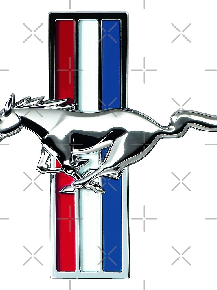 "Original Ford Mustang Badge | Classic Vintage Mustang Emblem" Scarf ...