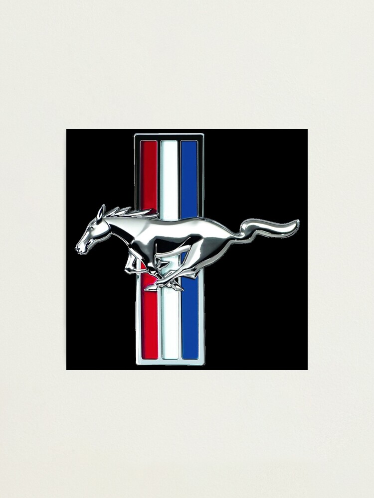 "Original Classic Vintage Mustang Emblem | Super High Image Resolution ...