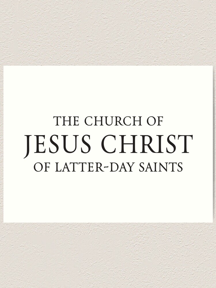 "LDS LOGO" Art Print for Sale by MormonDesigns | Redbubble
