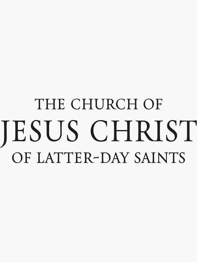 "LDS LOGO" Sticker for Sale by MormonDesigns | Redbubble