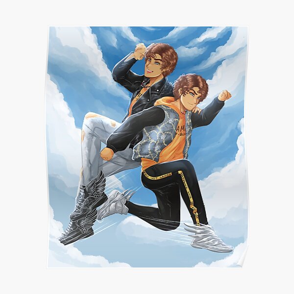 "Travis and Connor Stoll" Poster by allarica | Redbubble