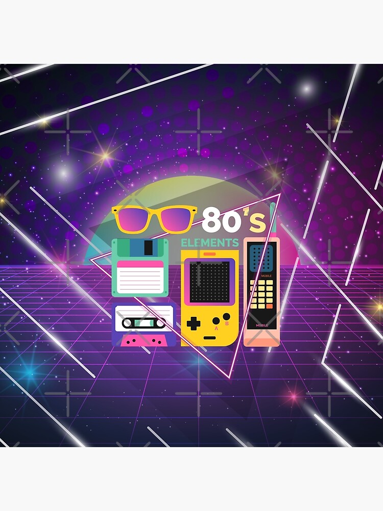 "The 80's Elements" Poster by fantasylife | Redbubble