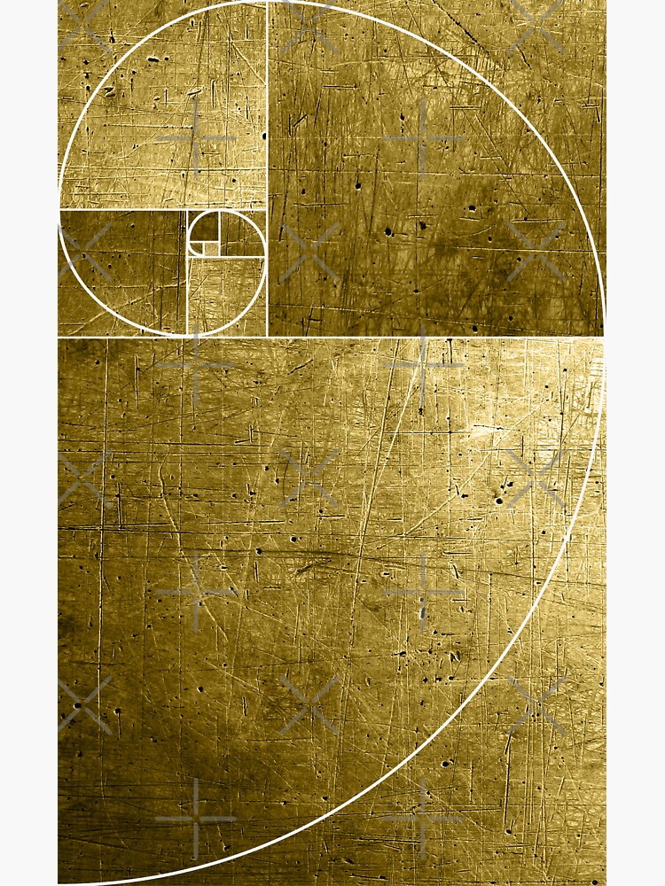 "Divine Proportion Golden Ratio" Sticker by vashchen | Redbubble