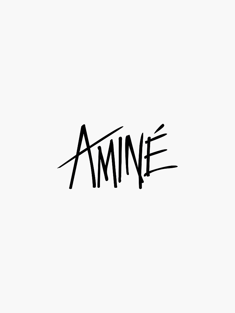 "Amine" Sticker for Sale by tr5shy | Redbubble