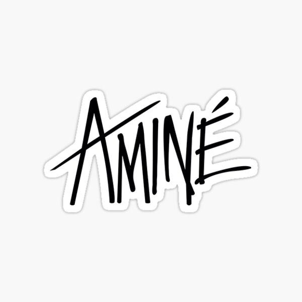 "Amine" Sticker for Sale by tr5shy | Redbubble
