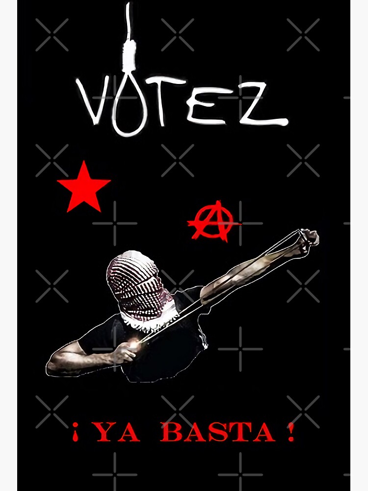 "No votes Ya Basta" Sticker by Ahimsazen | Redbubble