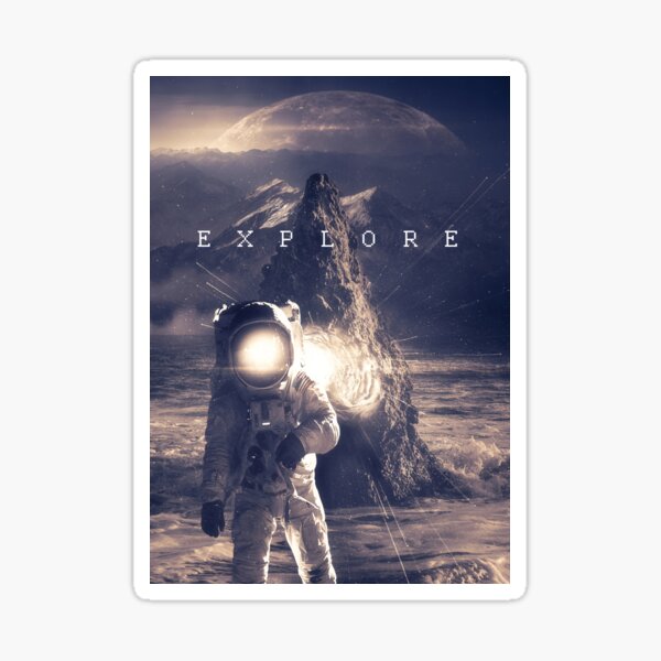 "EXPLORE" Sticker for Sale by phoenixartisans | Redbubble