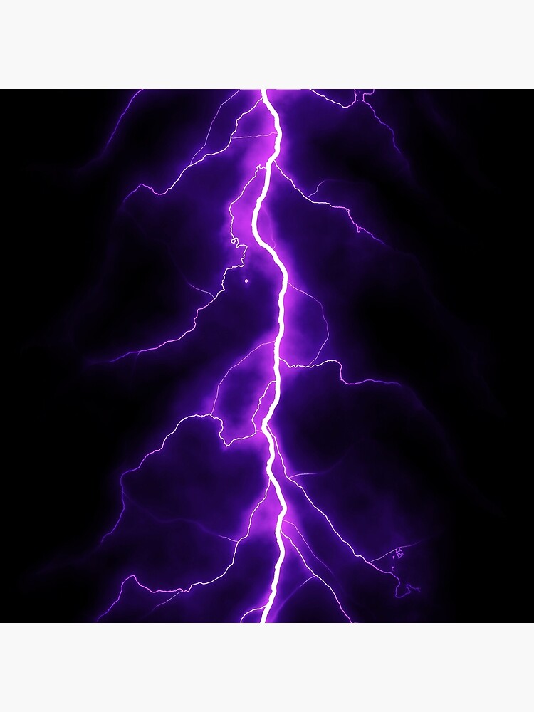 "PURPLE THUNDER" Art Print for Sale by topower | Redbubble