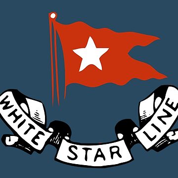 "White Star Line (Titanic)" Sticker for Sale by FromOldScratch | Redbubble