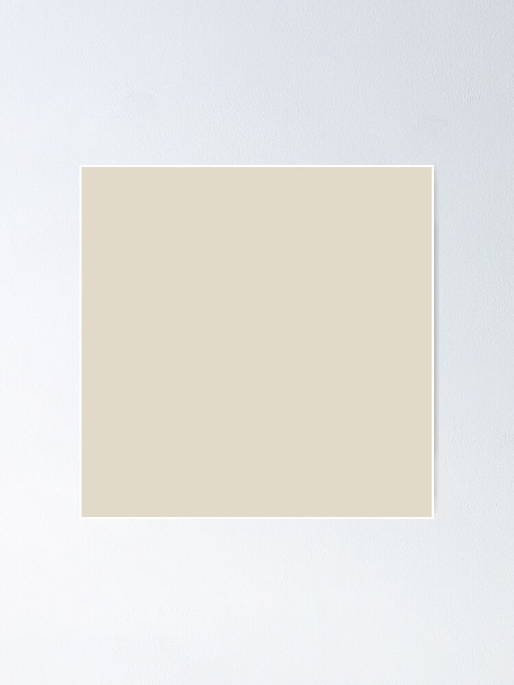 "Bone or Light Grayish Orange Trendy Monochrome Color Palette" Poster ...