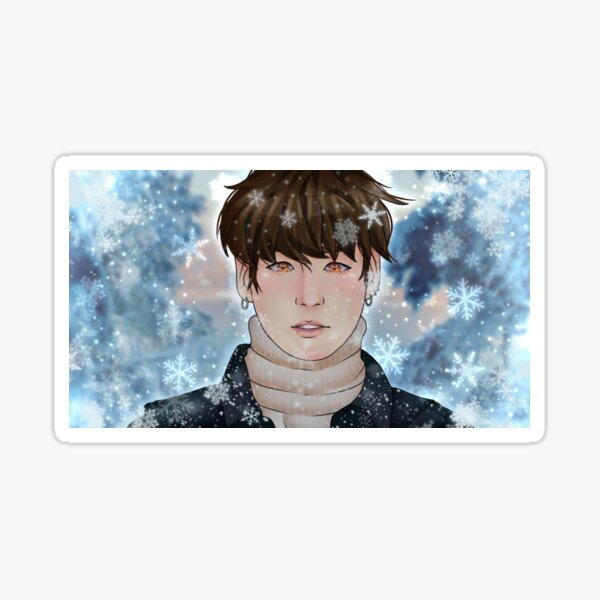 "Bts Jungkook Spring Day" Sticker von StrawberryJess | Redbubble