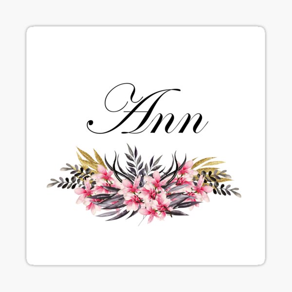 "Ann v2w" Sticker for Sale by viktor64 | Redbubble