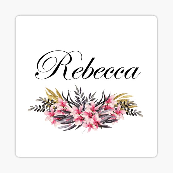 "Rebecca v2w" Sticker for Sale by viktor64 | Redbubble