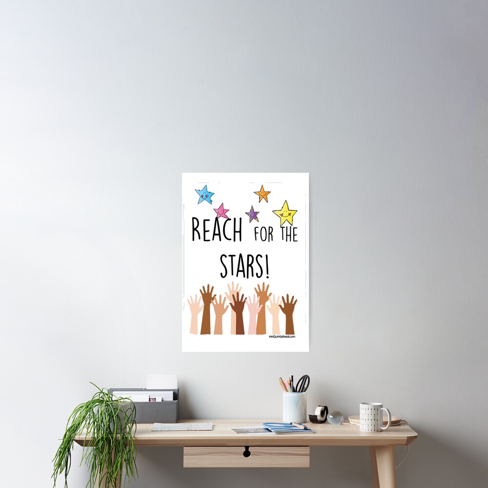 "Growth Mindset Posters - Elementary Classroom - Reach for the Stars ...