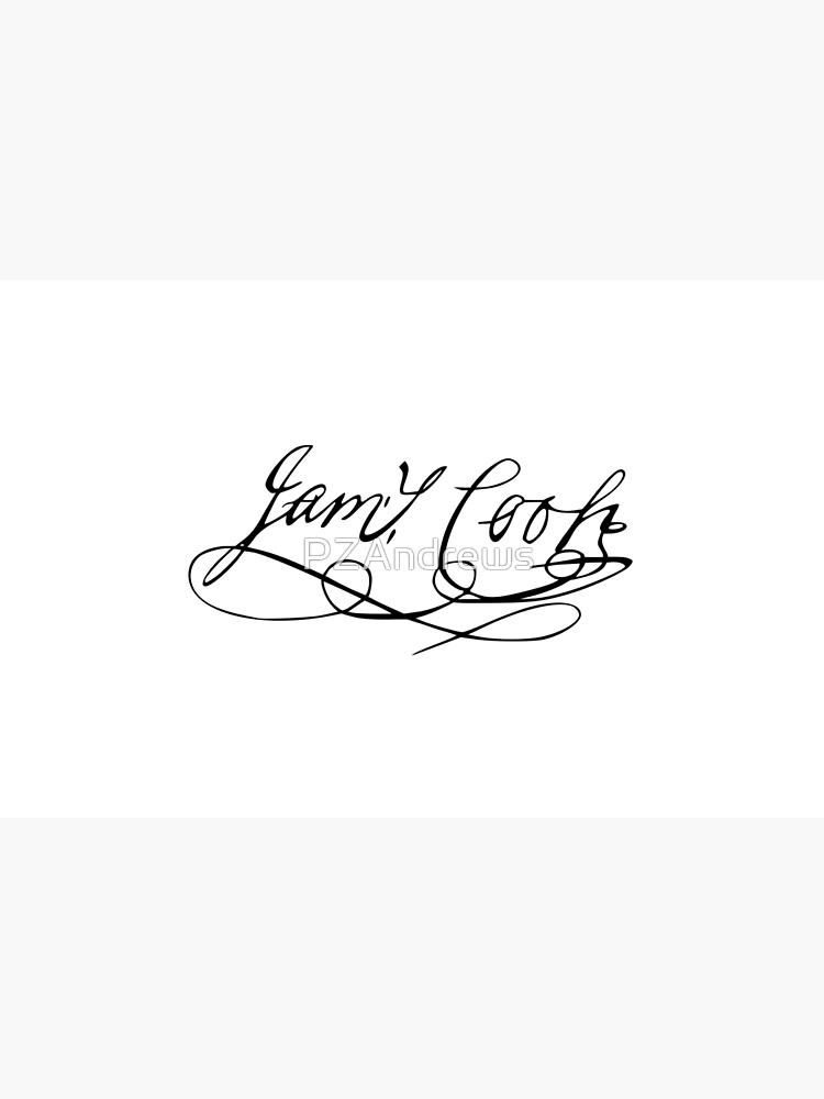 "Signature of James Cook" Zipper Pouch for Sale by PZAndrews | Redbubble