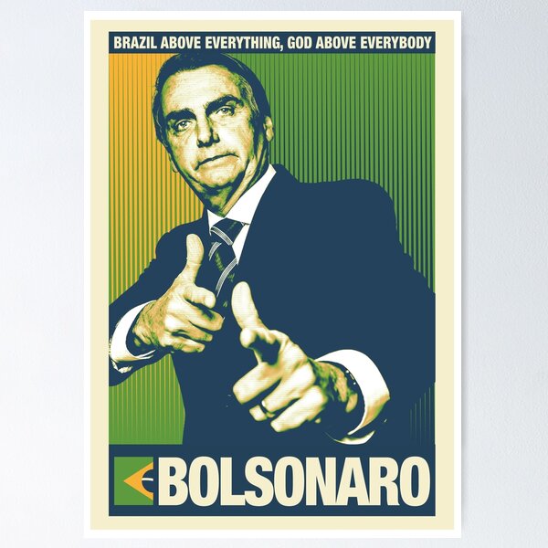 "Bolsonaro Obey Inspired" Poster for Sale by demetriusdesign | Redbubble