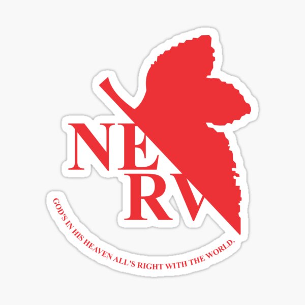 "NERV Logo" Sticker by VirginiaHampton | Redbubble