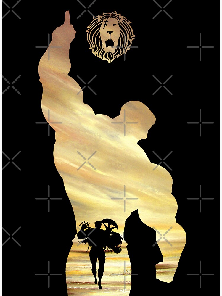 "Escanor - Seven Deadly Sins" Sticker for Sale by Blason | Redbubble