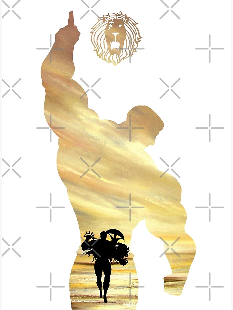 "Escanor - Seven Deadly Sins" Poster for Sale by Blason | Redbubble