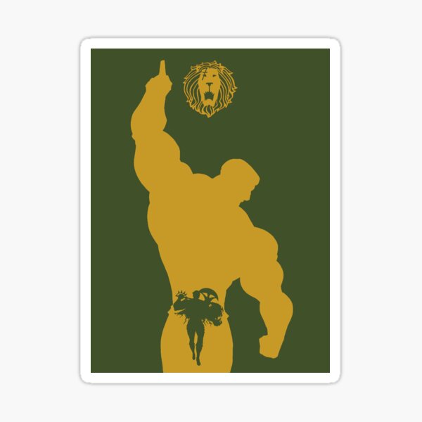 "Escanor - Seven Deadly Sins" Sticker by Blason | Redbubble