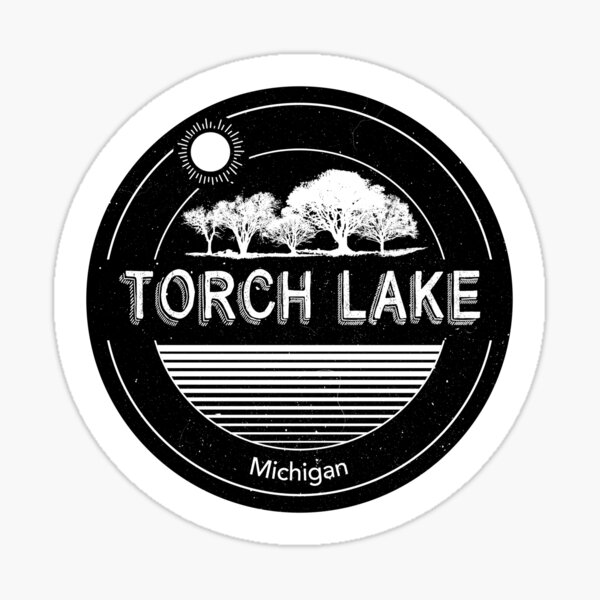 Torch Lake Stickers | Redbubble