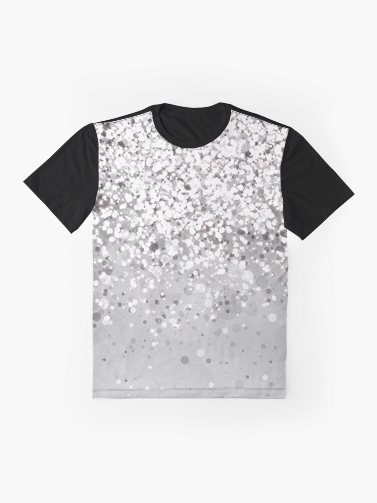 "Silver Glitter Glitz & Glam" Graphic T-Shirt for Sale by wildxinfinite ...