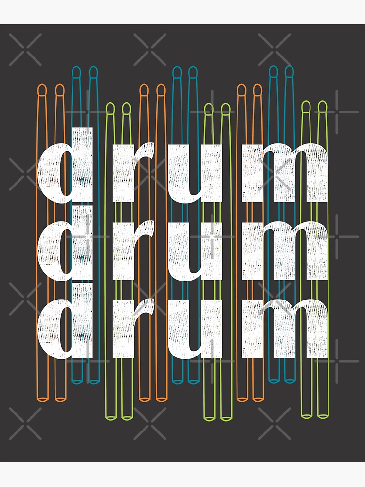 "Percussion Marching Band Drum Line Snare Drum Roll" Sticker by ...