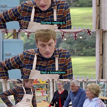 "James Acaster Great British Bake Off " Magnet for Sale by charlouisee ...