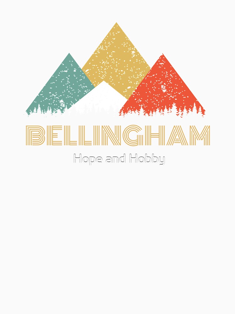 "Retro City of Bellingham Mountain Shirt" Essential T-Shirt for Sale by ...