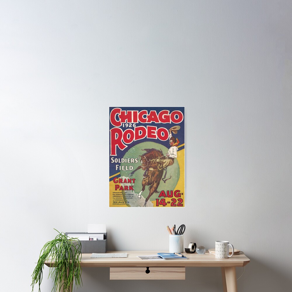 "Chicago Rodeo 1926" Poster for Sale by Retrorockit | Redbubble