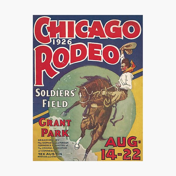 "Chicago Rodeo 1926" Photographic Print by Retrorockit | Redbubble