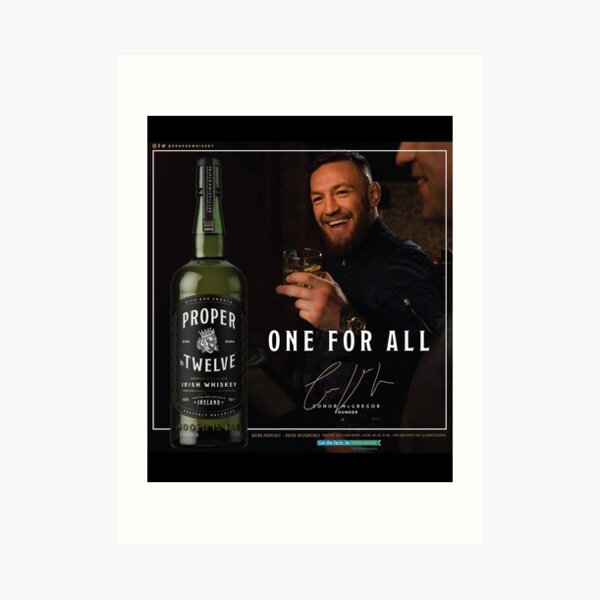 "Conor McGregor Proper 12 Official Signature Logo" Art Print for Sale ...
