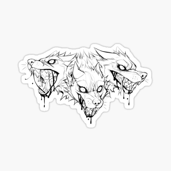 "CERBERUS 1" Sticker for Sale by GANYiAO | Redbubble