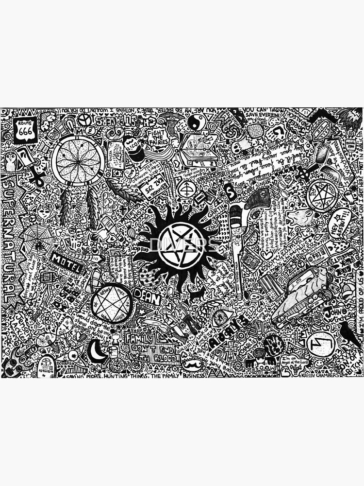 "Supernatural " Art Print by DIVERS | Redbubble